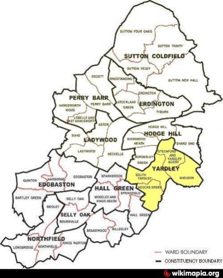 Yardley.Map. - Birmingham Computer Repairs